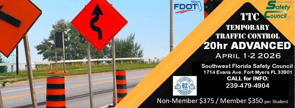 TTC 20hr ADVANCED Temporary Traffic Control Class APRIL 1-2 2026 7:30am ...